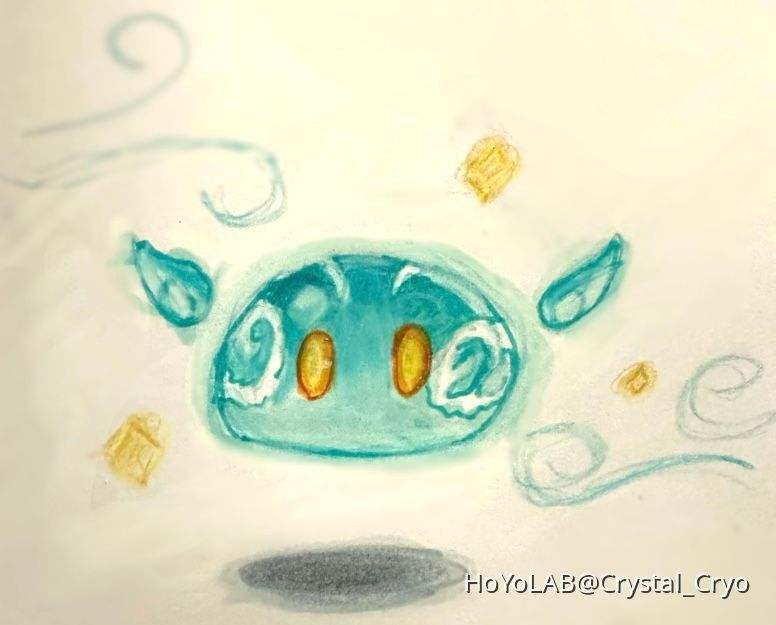 Art diary 39: Anemo slime Genshin Impact | HoYoLAB