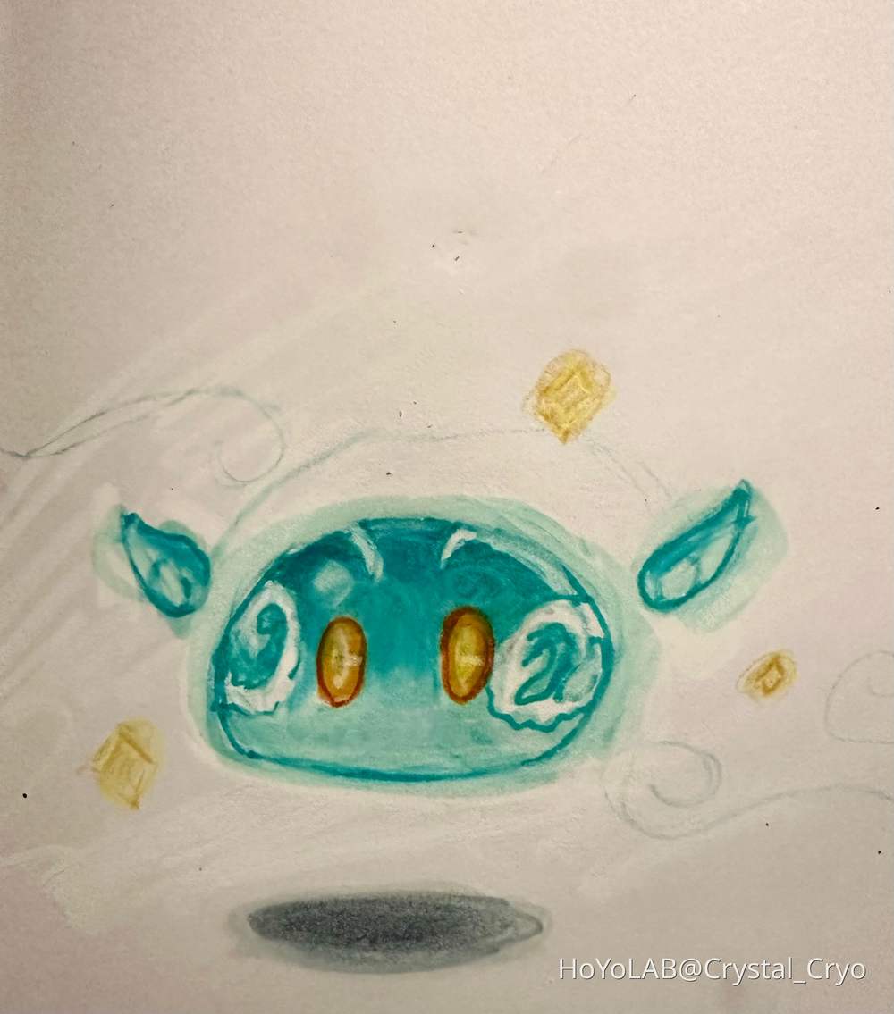 Art diary 39: Anemo slime Genshin Impact | HoYoLAB