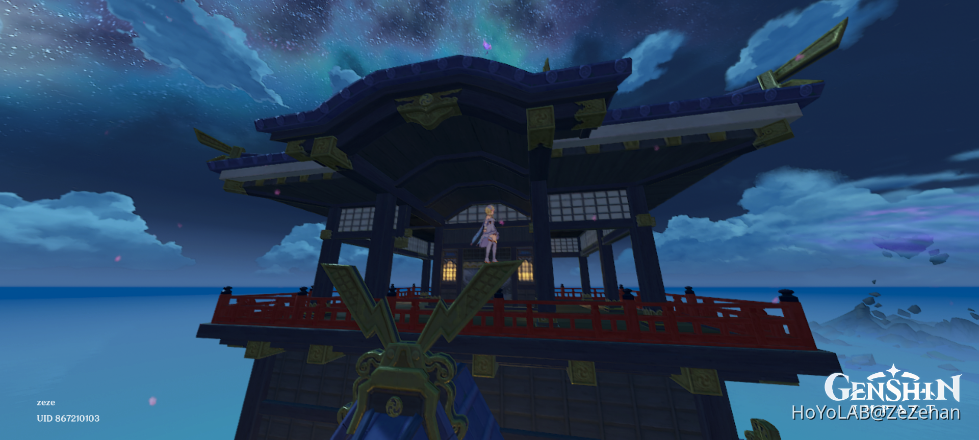 How to get on the top of tenshukaku palace Genshin Impact | HoYoLAB