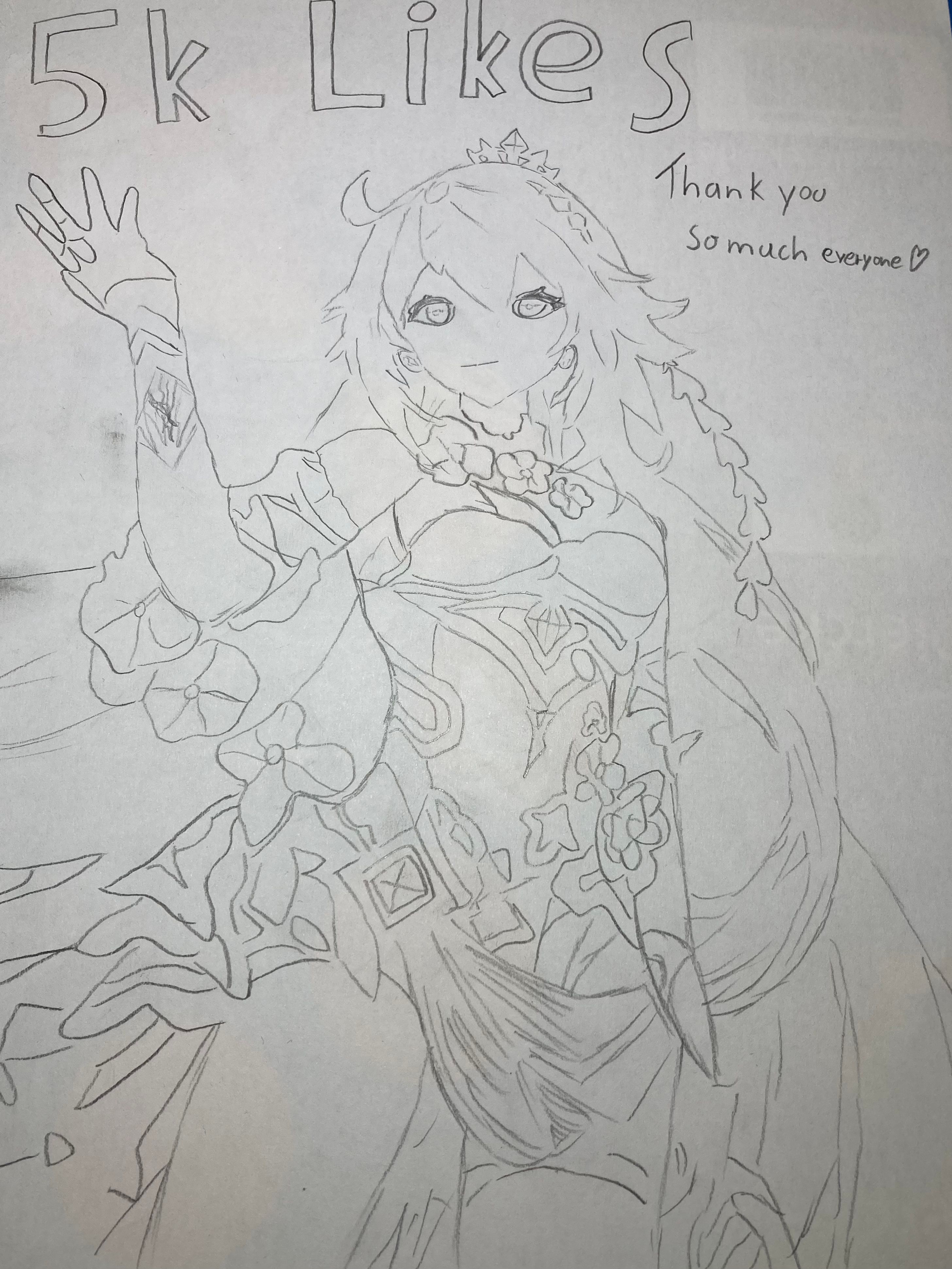 5k Like Celbration (HoFi fan art) Honkai Impact 3rd | HoYoLAB