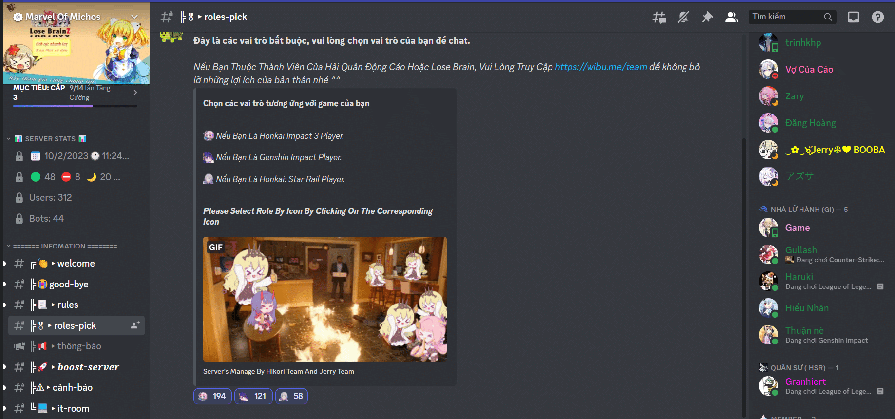 tuyển mem discord chơi hi và gi :3 Honkai Impact 3rd | HoYoLAB
