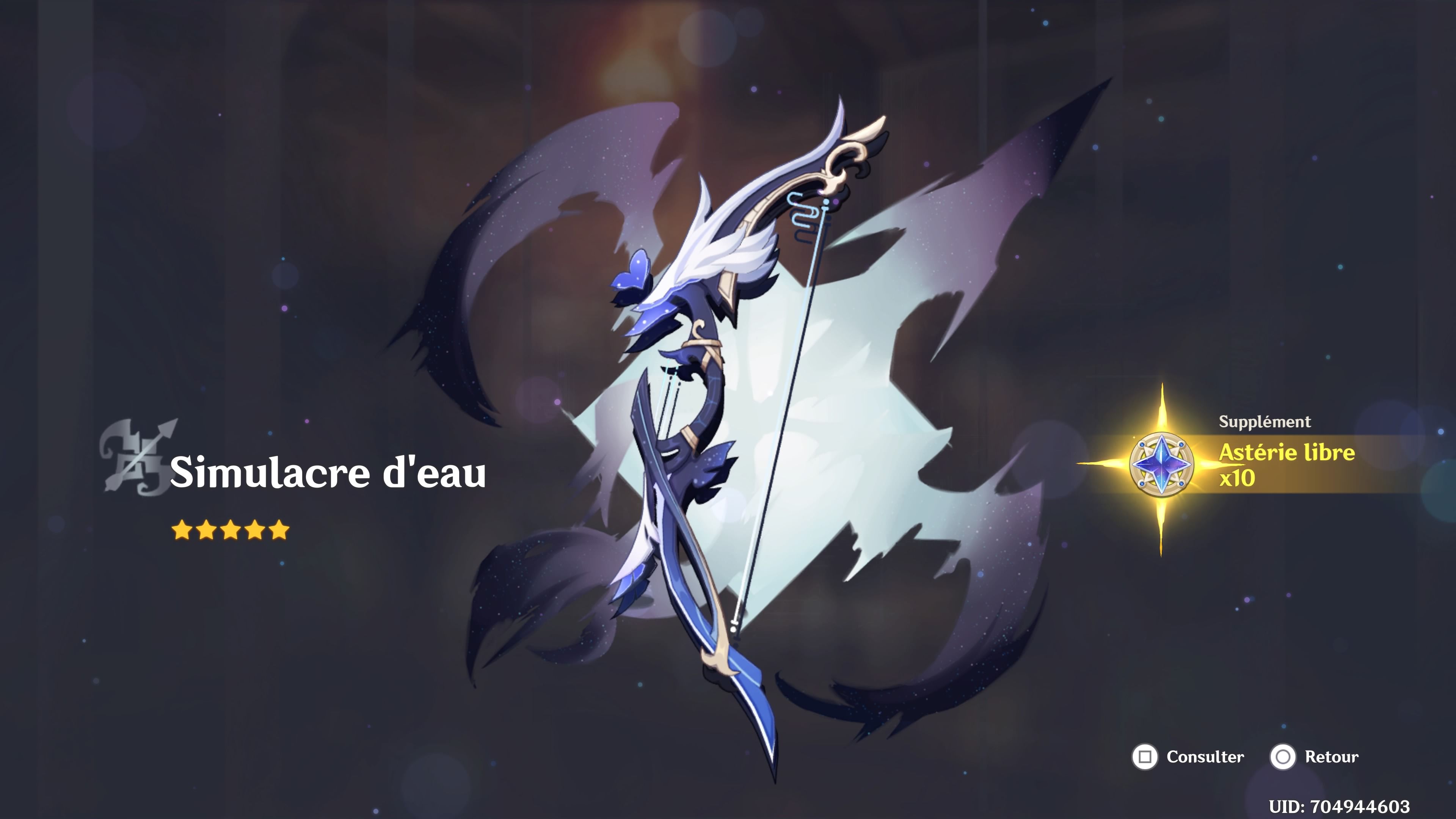 Simulacre d'eau (et la chance me sourit encore, encore, encore🤣🤣🍀🍀😇 ...