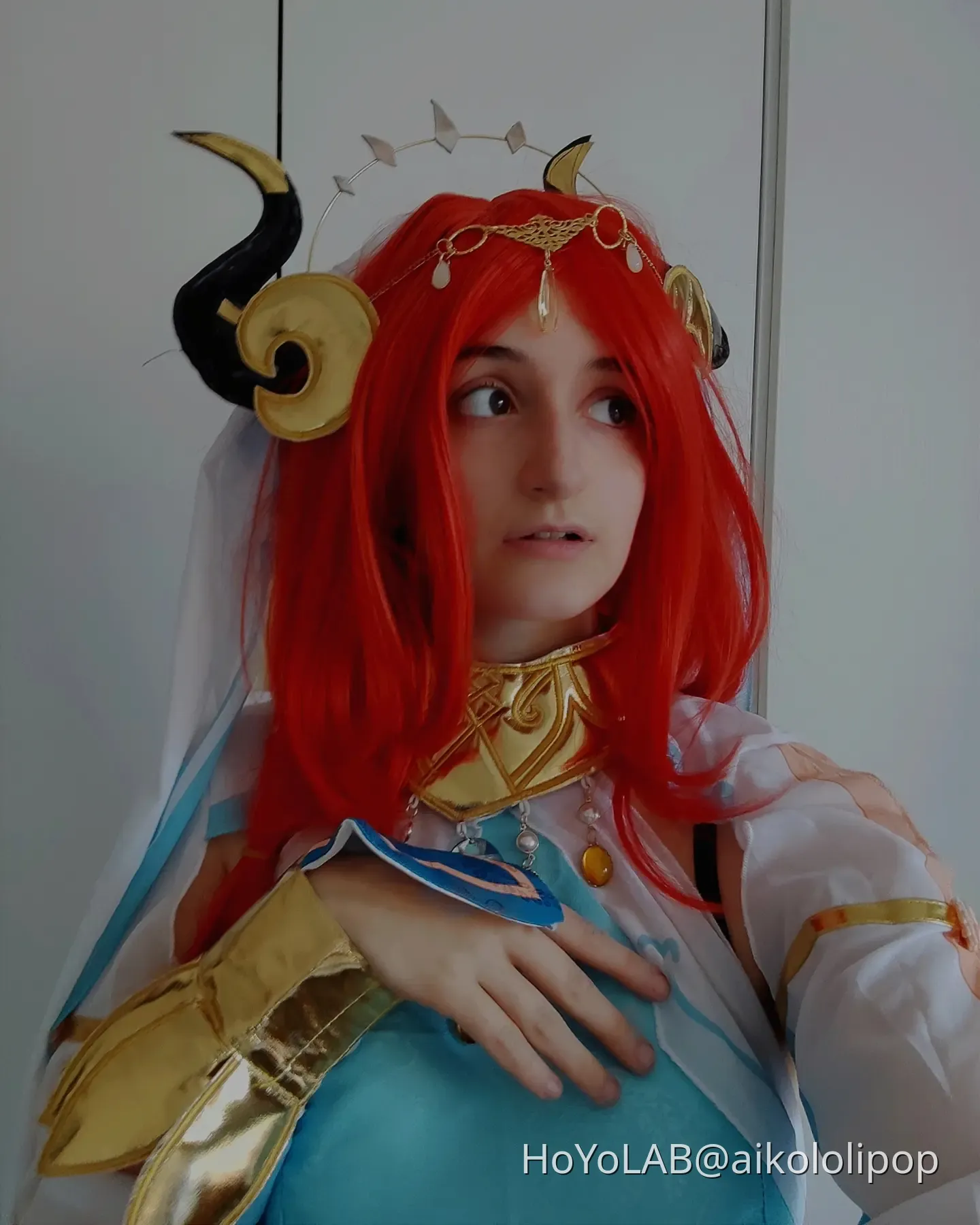 my nilou cosplay