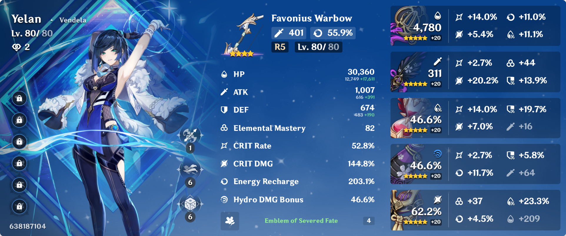 I got Yelan!!! Genshin Impact | HoYoLAB