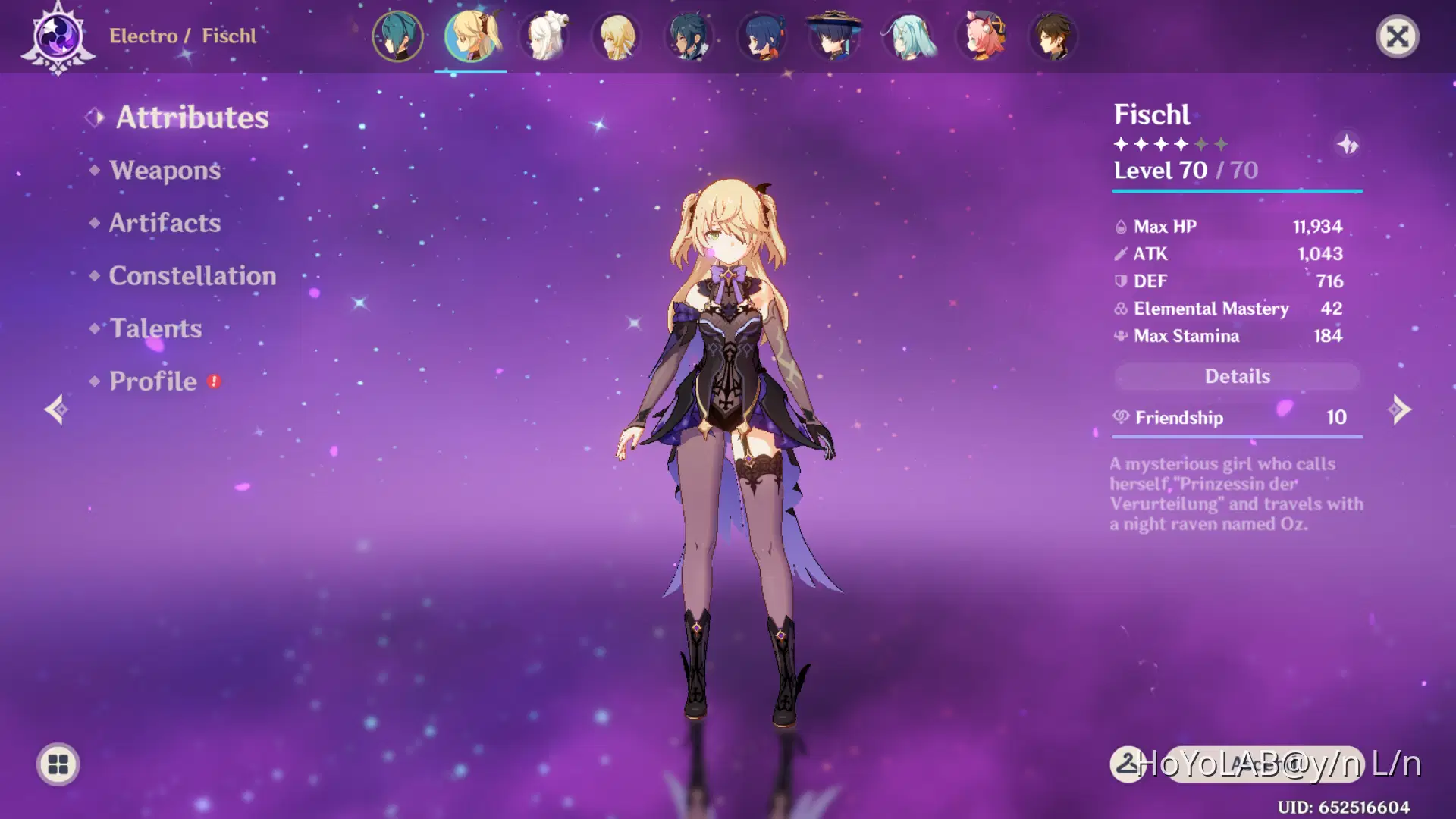 Fishl Build Genshin Impact | HoYoLAB