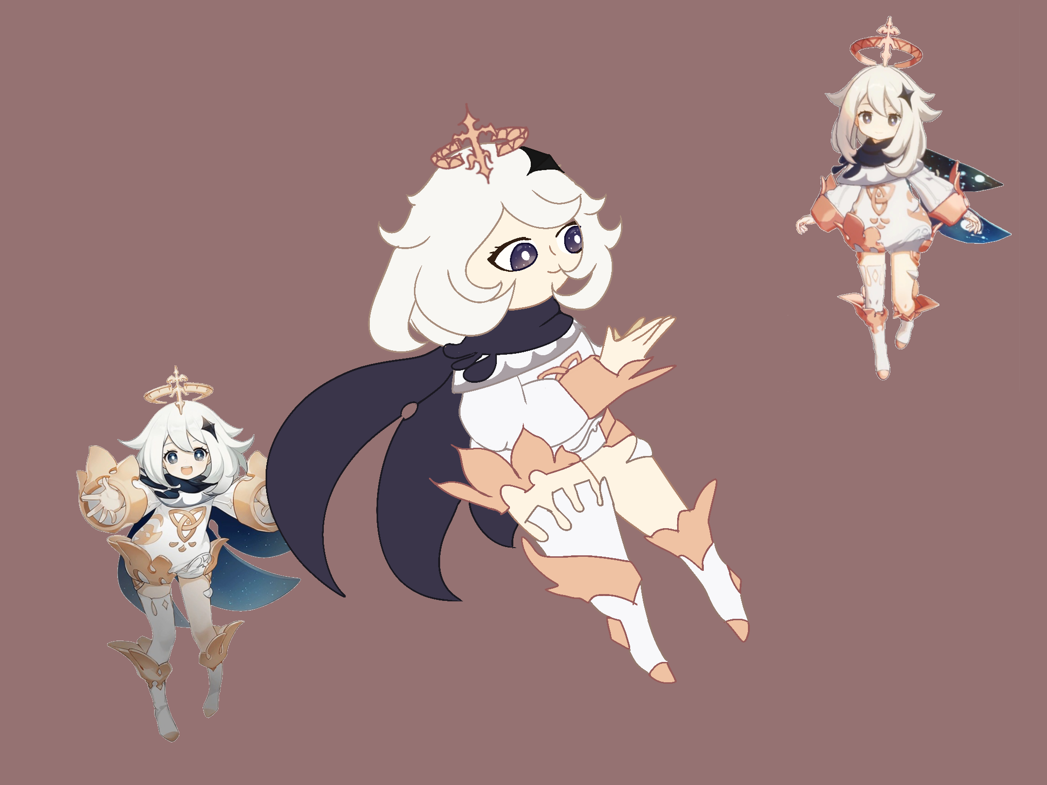 Paimon splash art W.I.P Genshin Impact | HoYoLAB