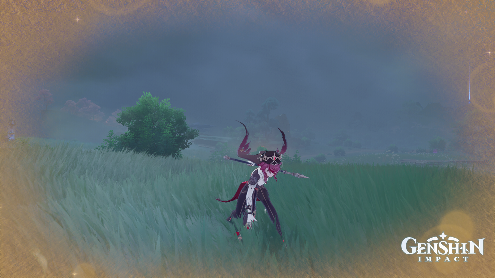 How all of my polearm users hold their polearm on second strike Genshin ...