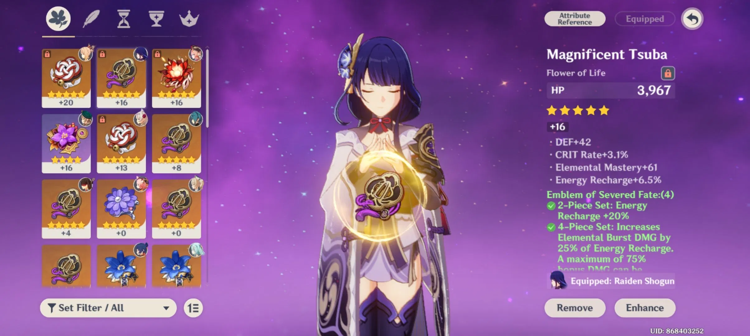 raiden shogun artifact Genshin Impact | HoYoLAB