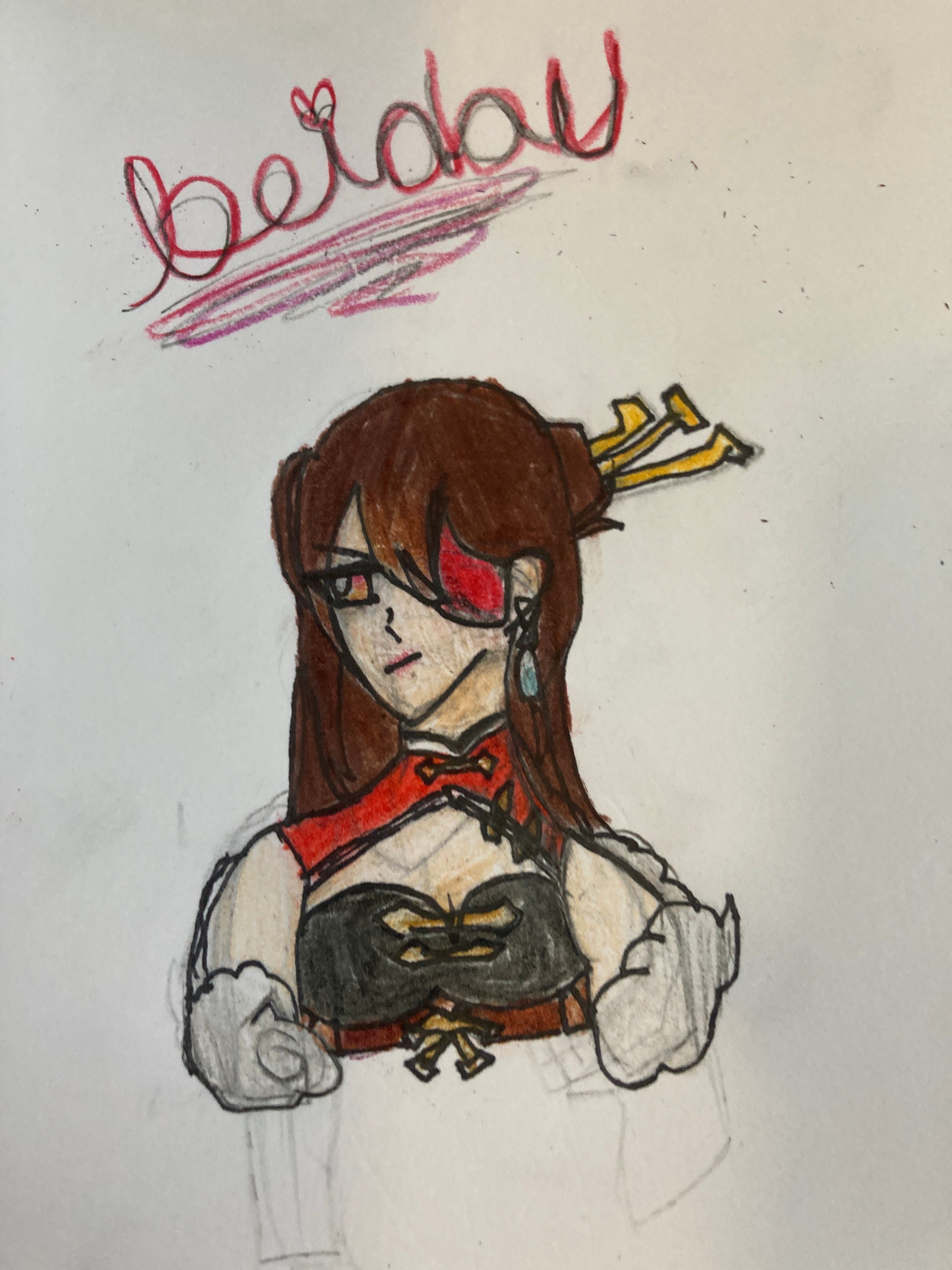 Beidou drawing ♡ ̈ Genshin Impact | HoYoLAB