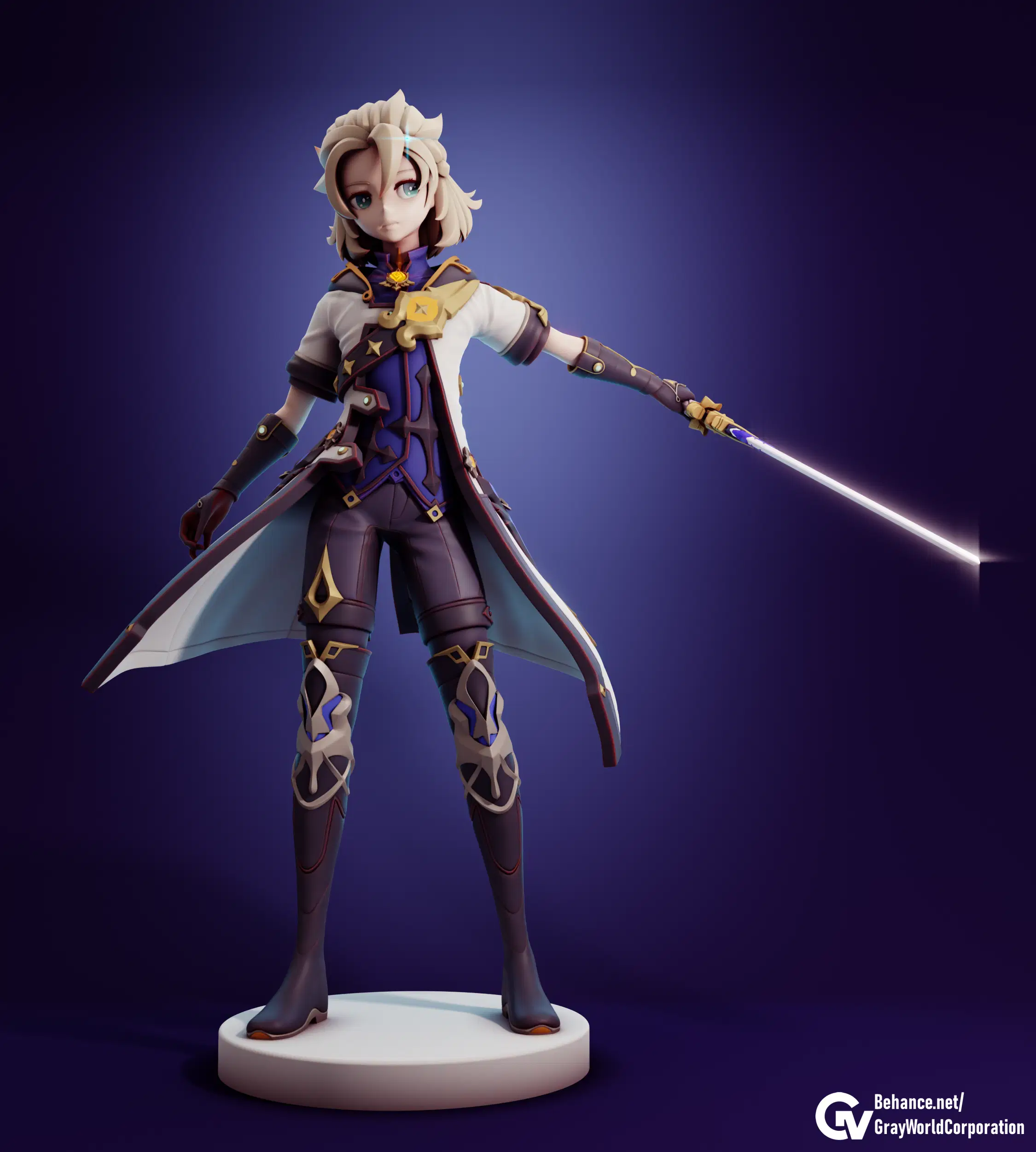 Albedo | model for printing Genshin Impact | HoYoLAB