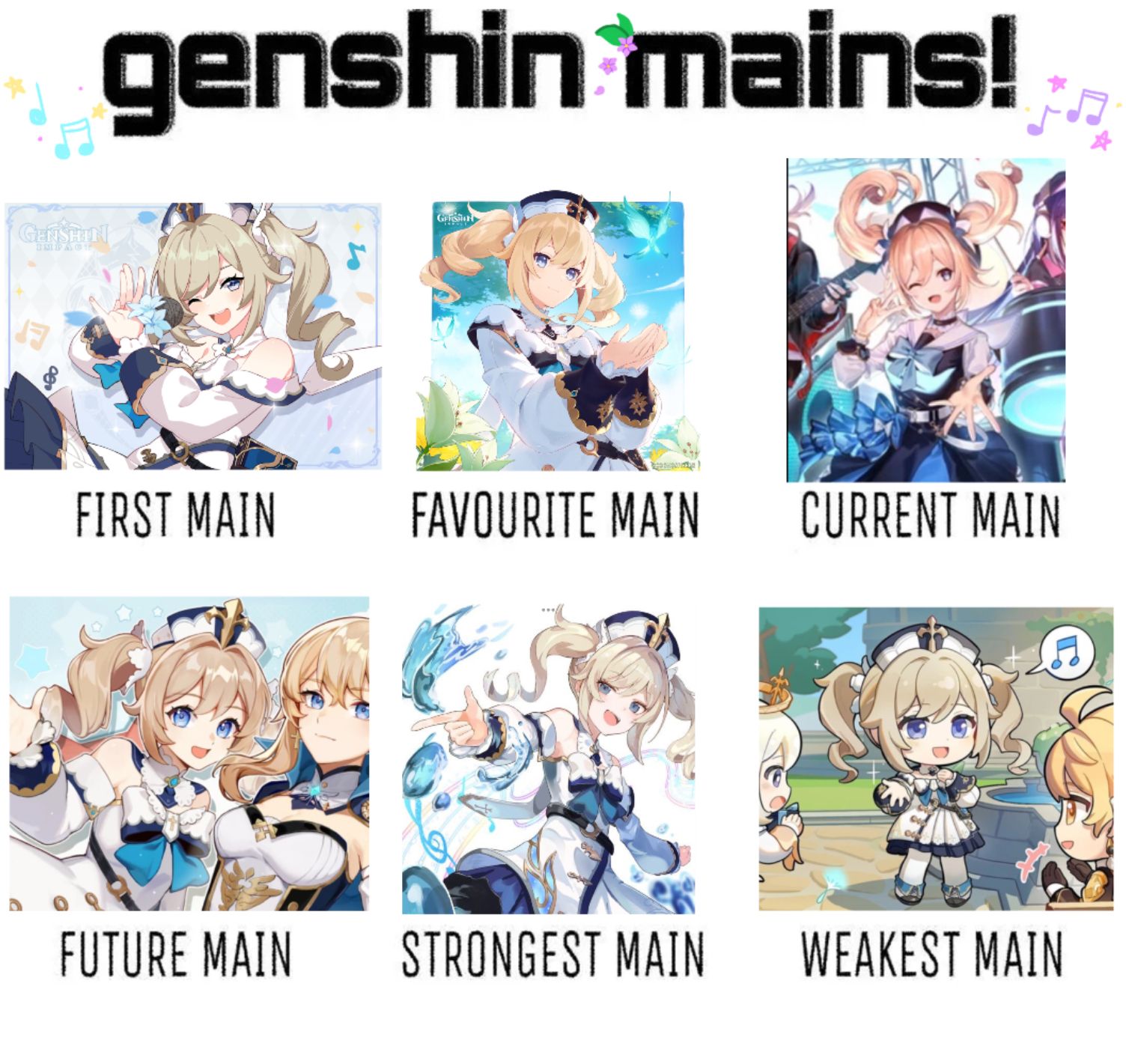 Barbara Main Supremacy Genshin Impact | HoYoLAB