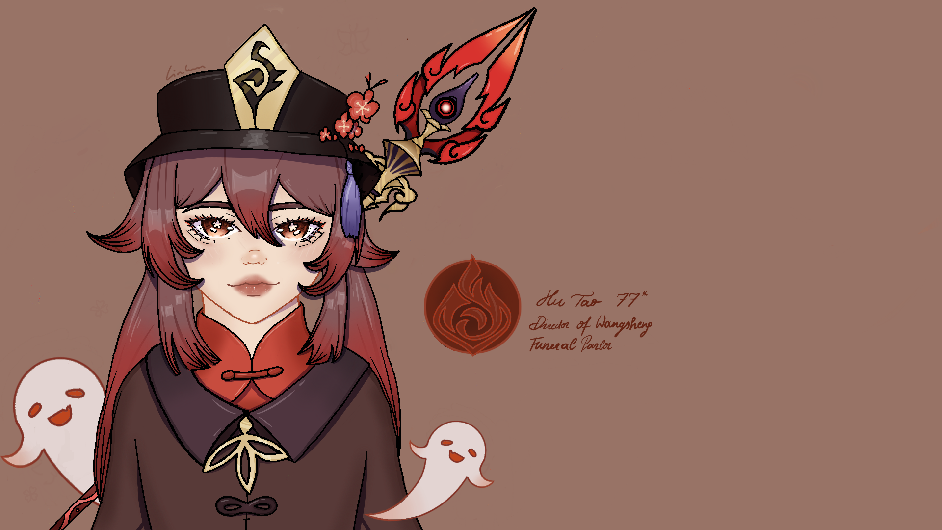 My Hu Tao fan art Genshin Impact | HoYoLAB