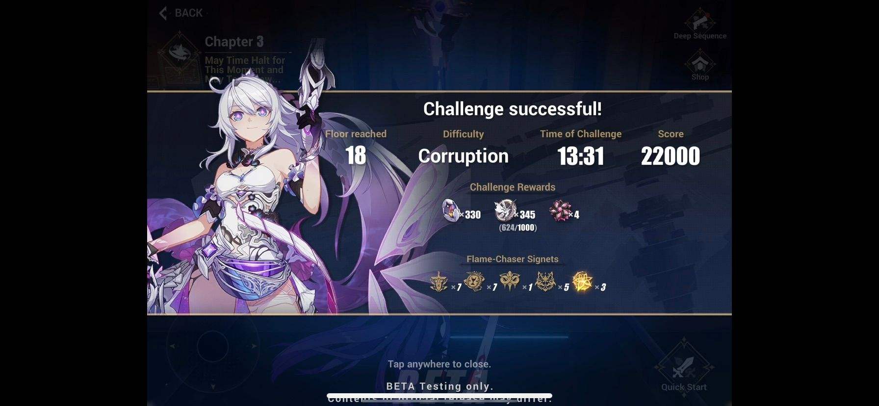 v6.4 cbt Elysian Realm: Herrscher of Finality Corruption x2.50 clear (02/13/2023) Honkai Impact ...