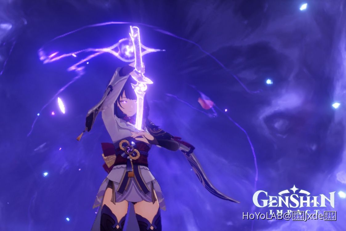 Cyno and Raiden photoshoots 💜💜 Genshin Impact | HoYoLAB