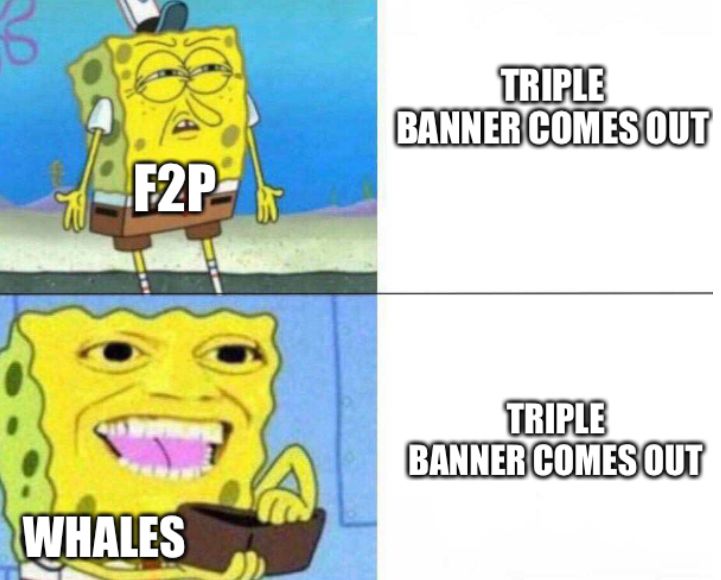 Triple banner comes out be like Genshin Impact | HoYoLAB