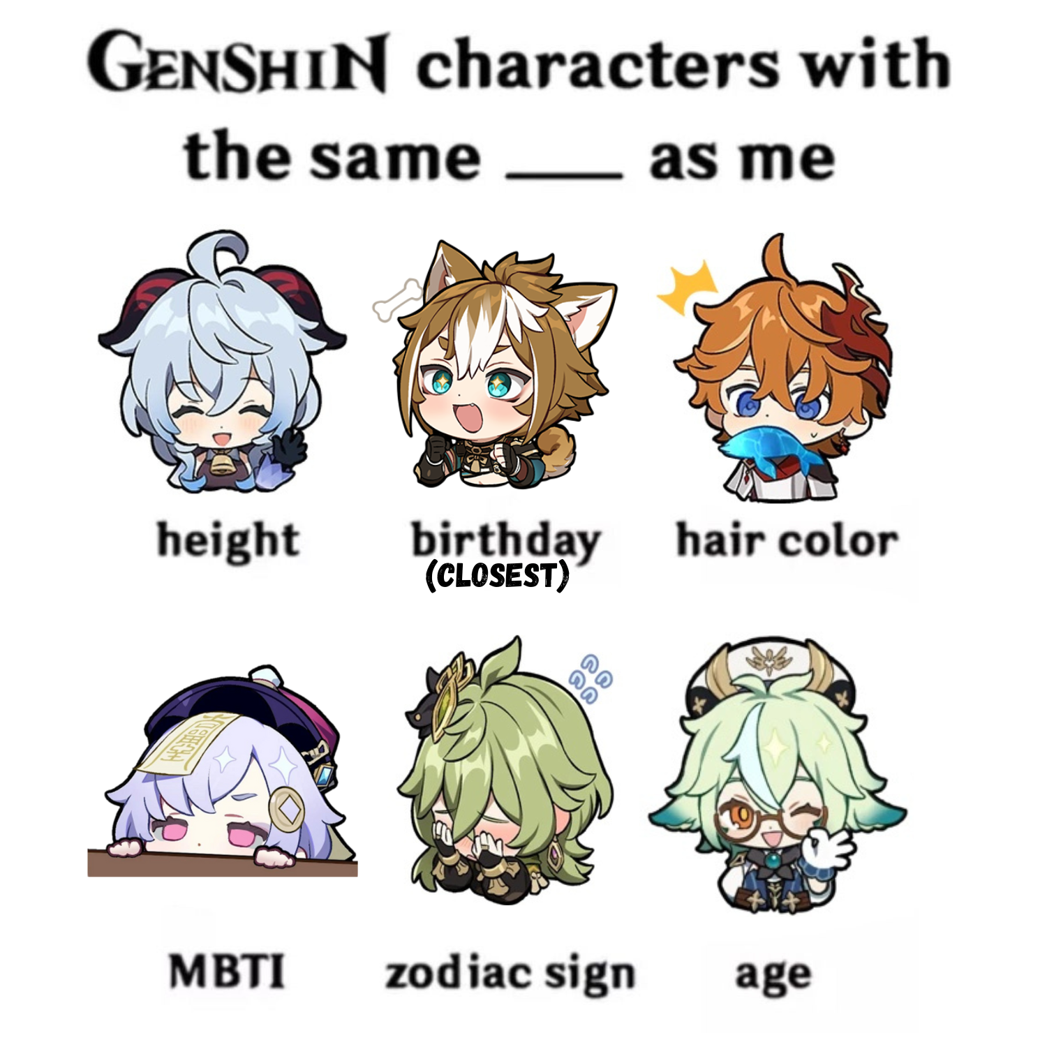 Characters With The Same Genshin Impact HoYoLAB Characters With The Same Genshin Impact HoYoLAB