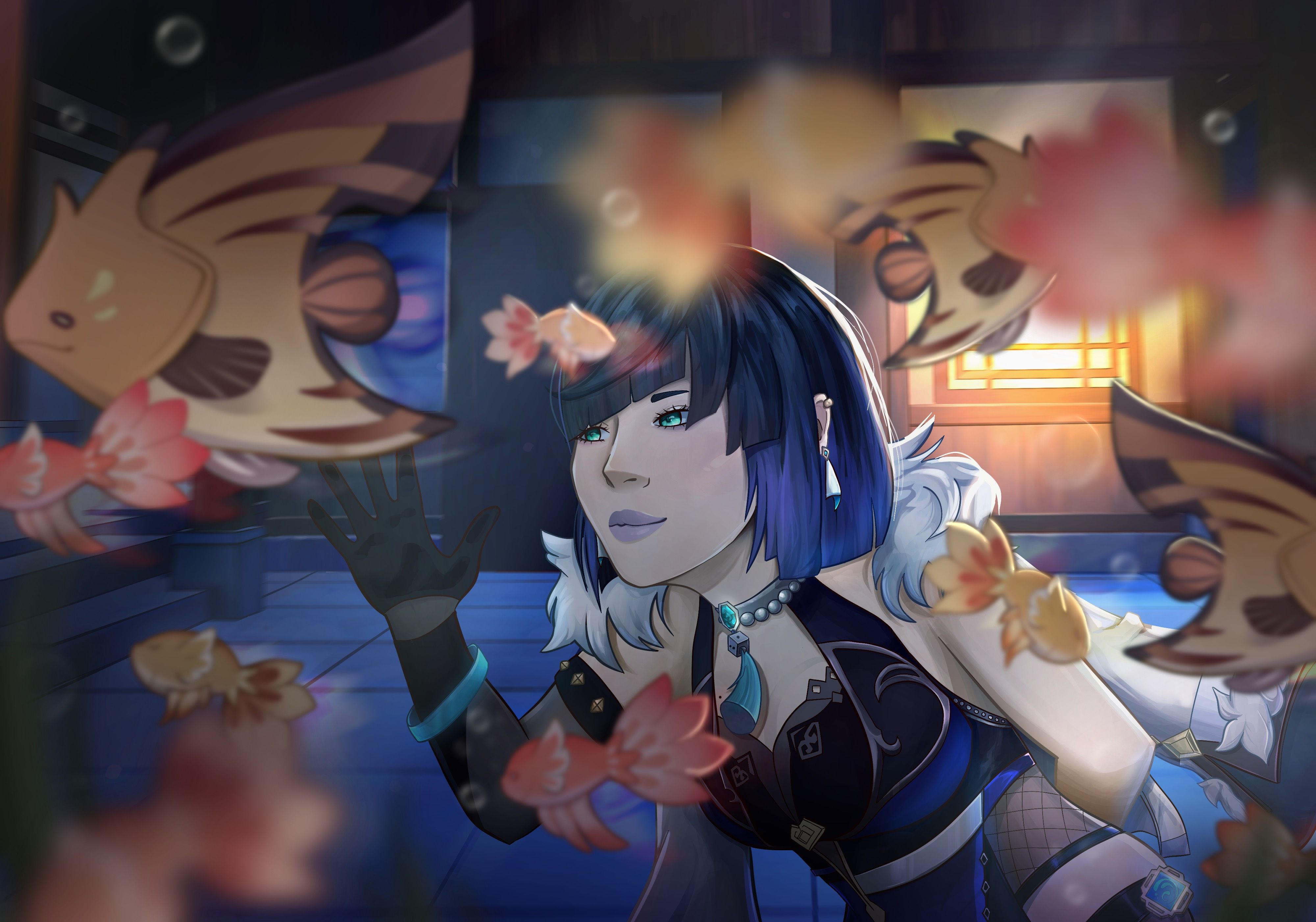 Yelan Fan Art Genshin Impact | HoYoLAB