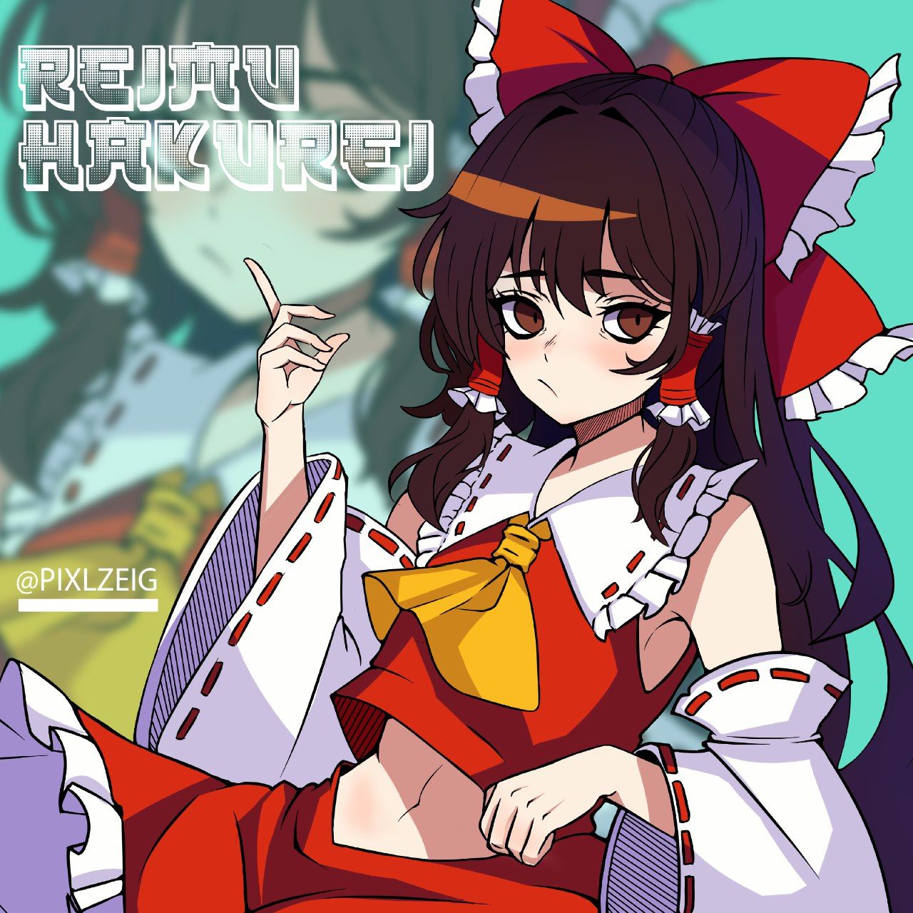 Fanart Reimu Hakurei | HoYoLAB
