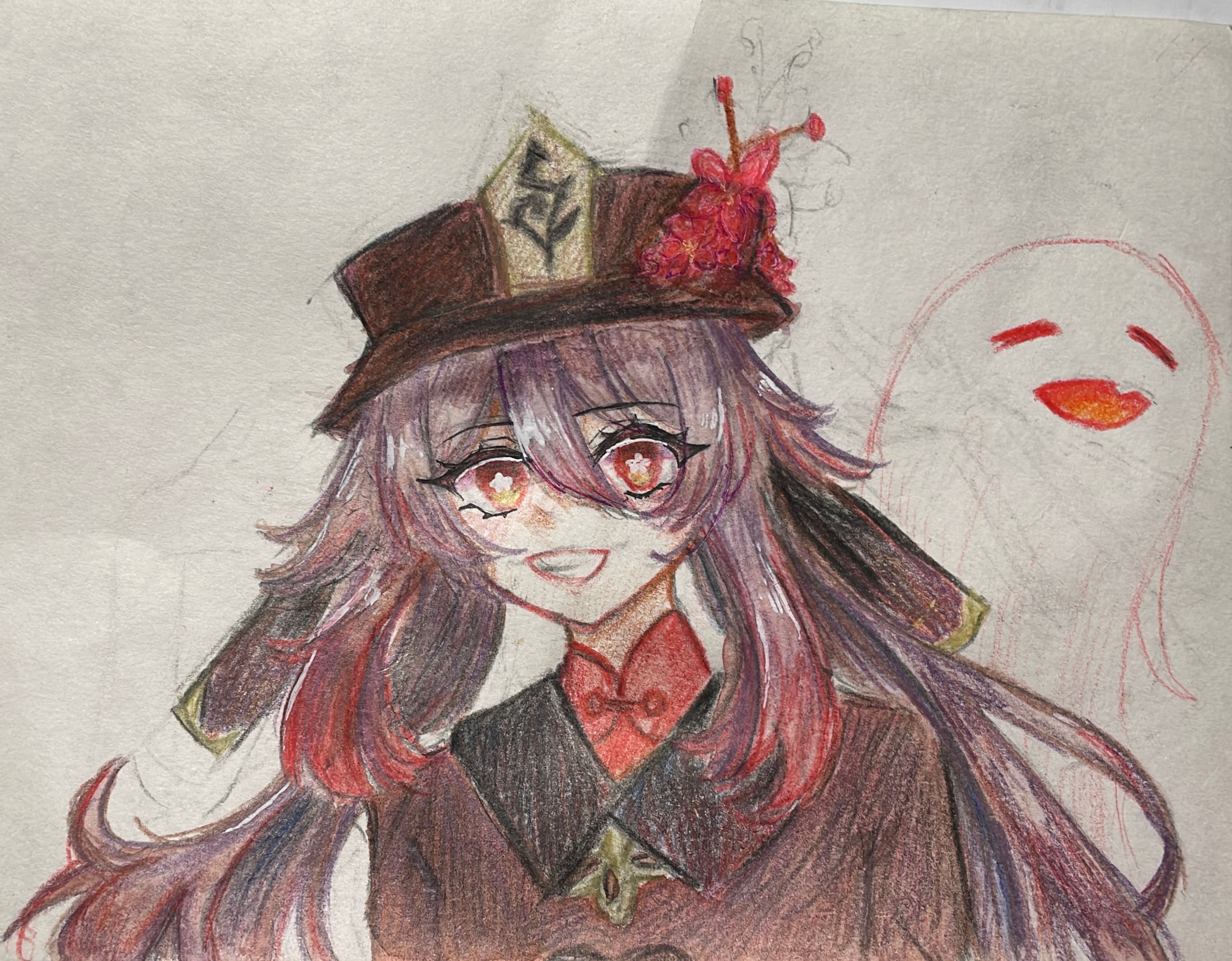 Hu tao drawing:)) Genshin Impact | HoYoLAB