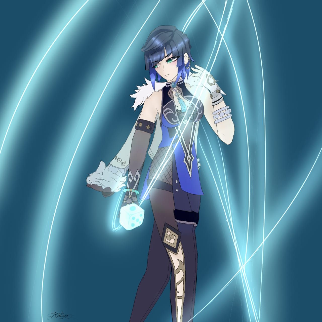 Yelan fan art event Genshin Impact | HoYoLAB
