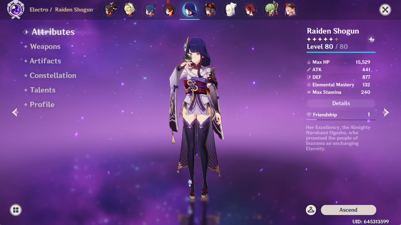 Finally finished upgrading Raiden and Sara! Genshin Impact | HoYoLAB