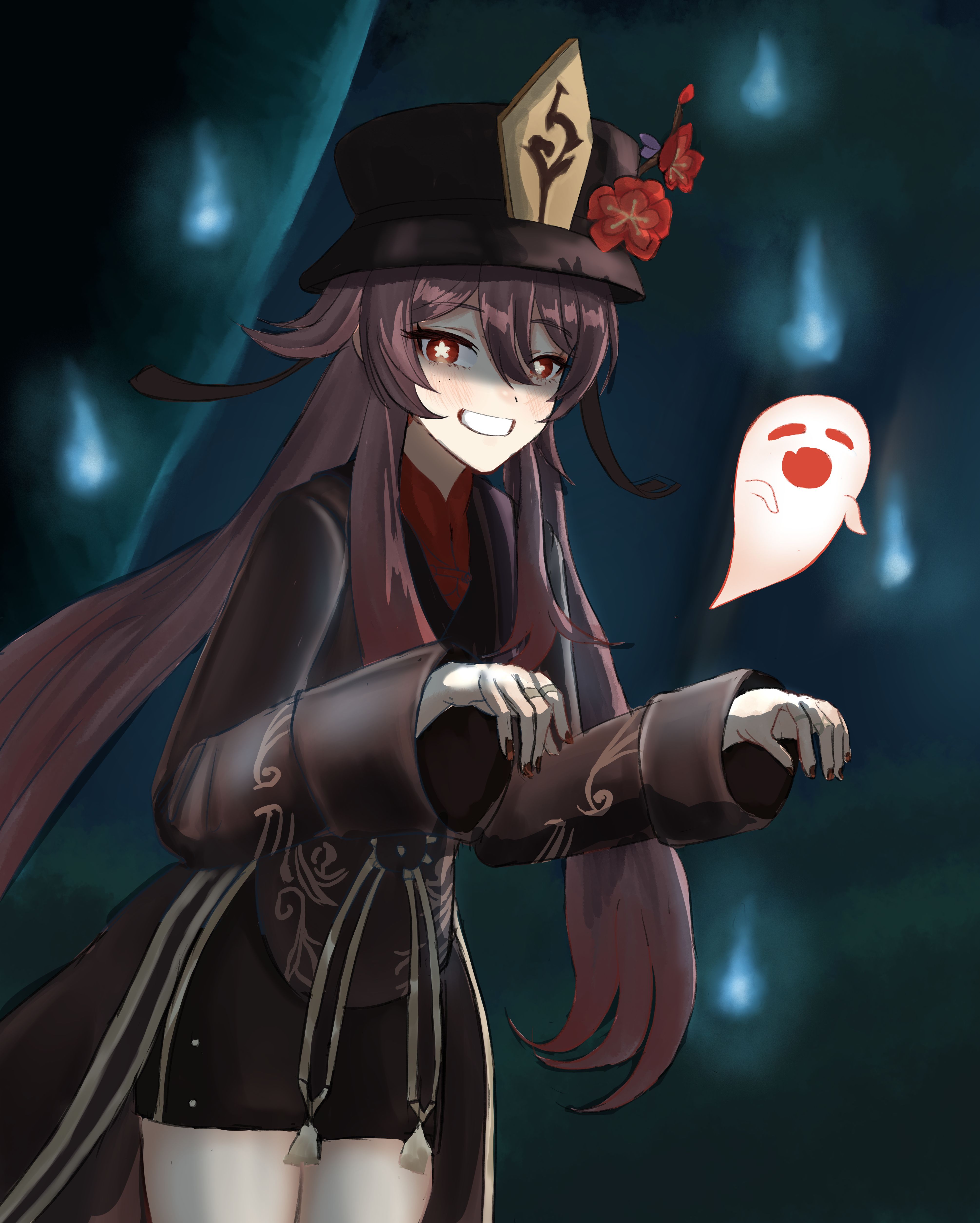 Hu tao fan art (공모전 참여) Genshin Impact | HoYoLAB