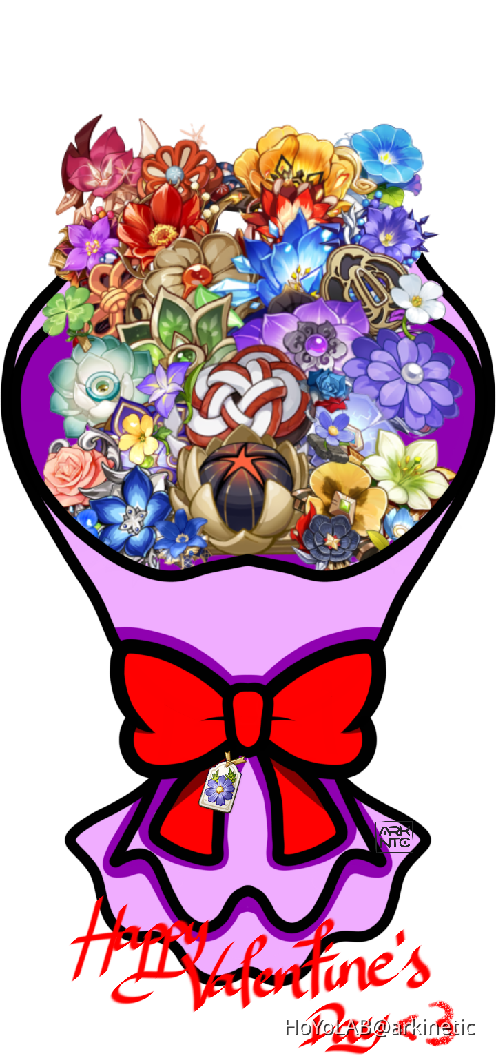 A Valentine's Day Bouquet from me to You Genshin Impact | HoYoLAB