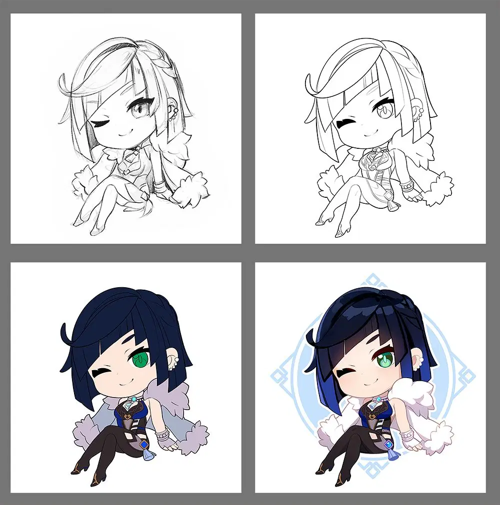 Chibi Yelan Genshin Impact | HoYoLAB