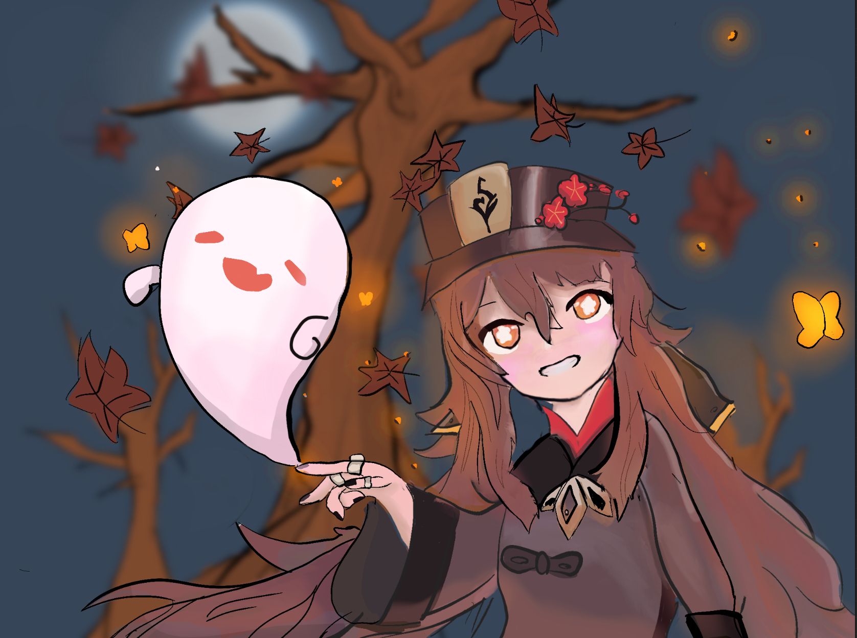 Hu Tao art contest entry Genshin Impact | HoYoLAB