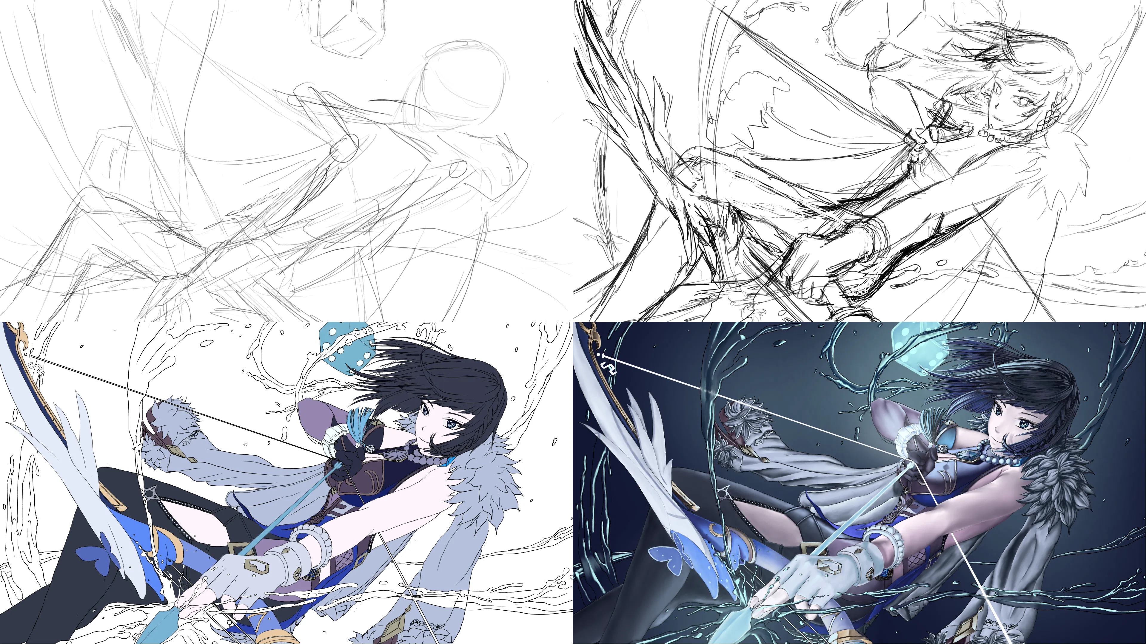 Drawing Yelan Genshin Impact | HoYoLAB