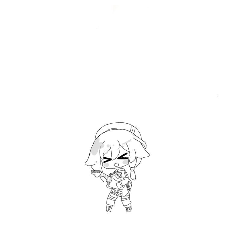 Chibi Fu Hua playing guitar Honkai Impact 3rd | HoYoLAB