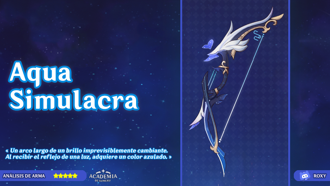 🎲AQUA SIMULACRA: ANÁLISIS DE ARMA Y MEJORES OPCIONES🎲 Genshin Impact ...