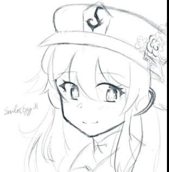 my own orginal drawing of Hu tao Genshin Impact | HoYoLAB