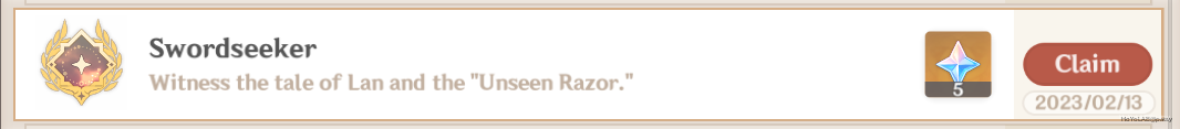 Lan''s quest: Unseen Razor Genshin Impact | HoYoLAB