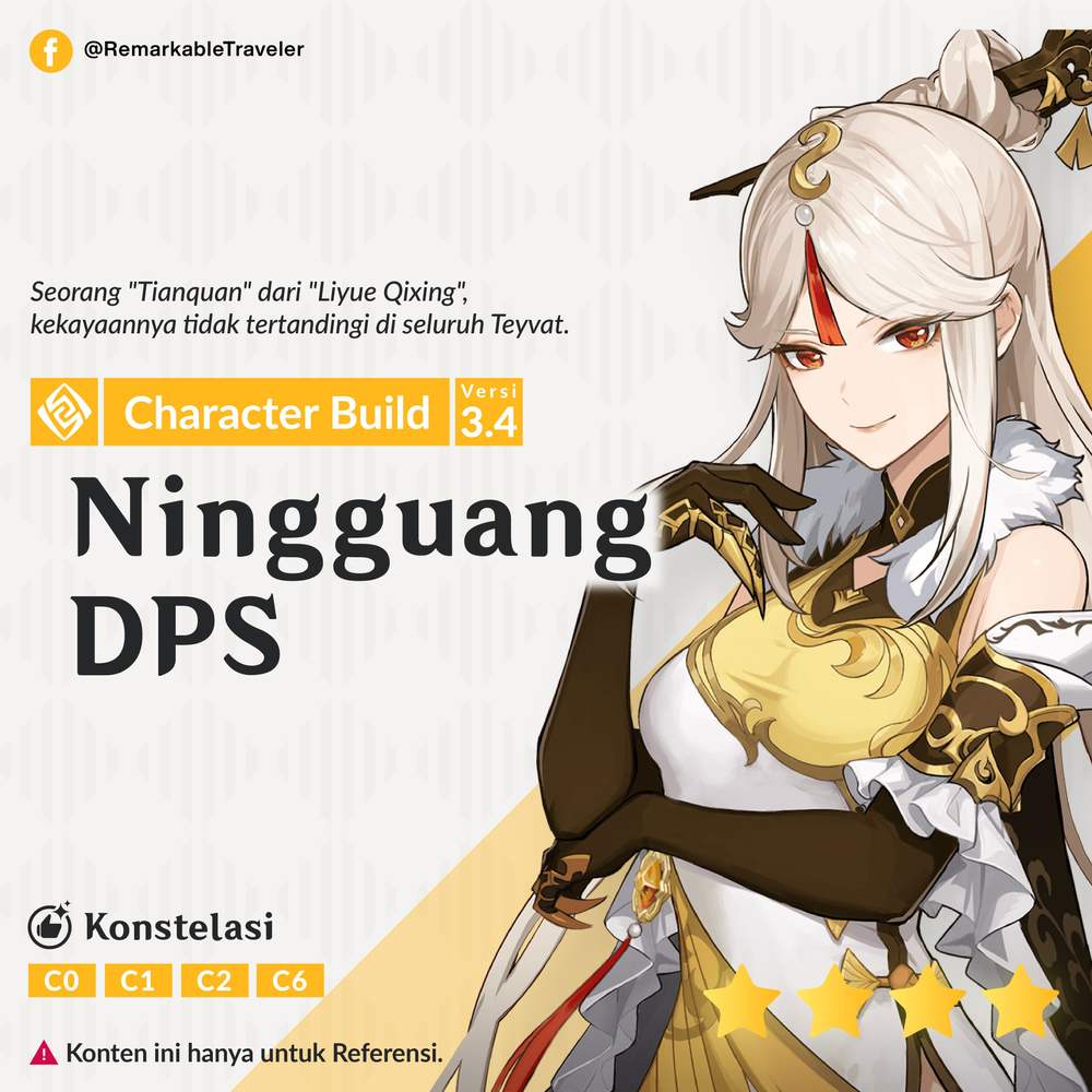 [Mini Guide] Character Build: Ningguang DPS [Build Karakter Ningguang - Panduan Ningguang Versi ...