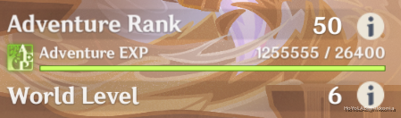 Update: My Adventure Rank EXP Genshin Impact | HoYoLAB