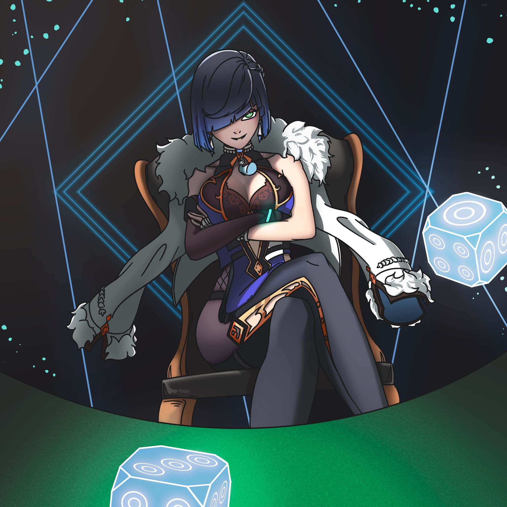 Losing 50-50 to Yelan POV - Fan Art Genshin Impact | HoYoLAB