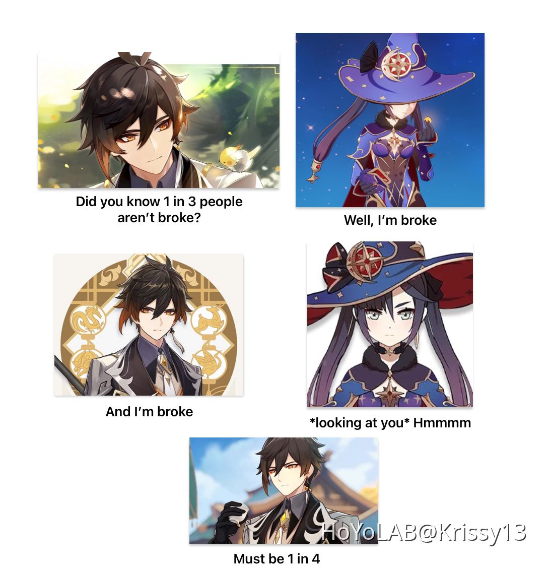 Here’s some memes for you guys :) Genshin Impact | HoYoLAB