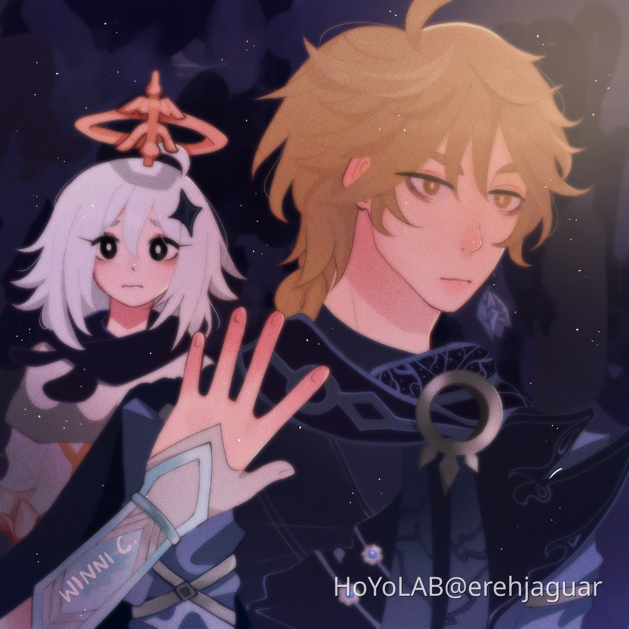 ANGST Aether, Paimon, and Lumine Genshin Impact | HoYoLAB