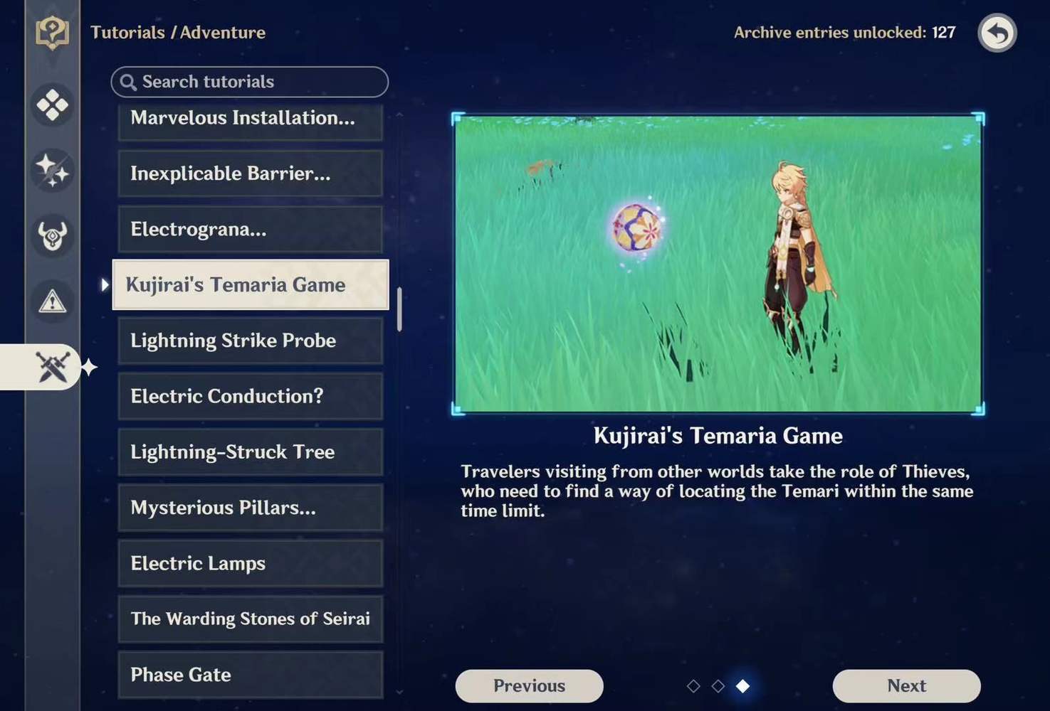 [Narukami Island in Inazuma] World Quest Collection-Temaria Game ...