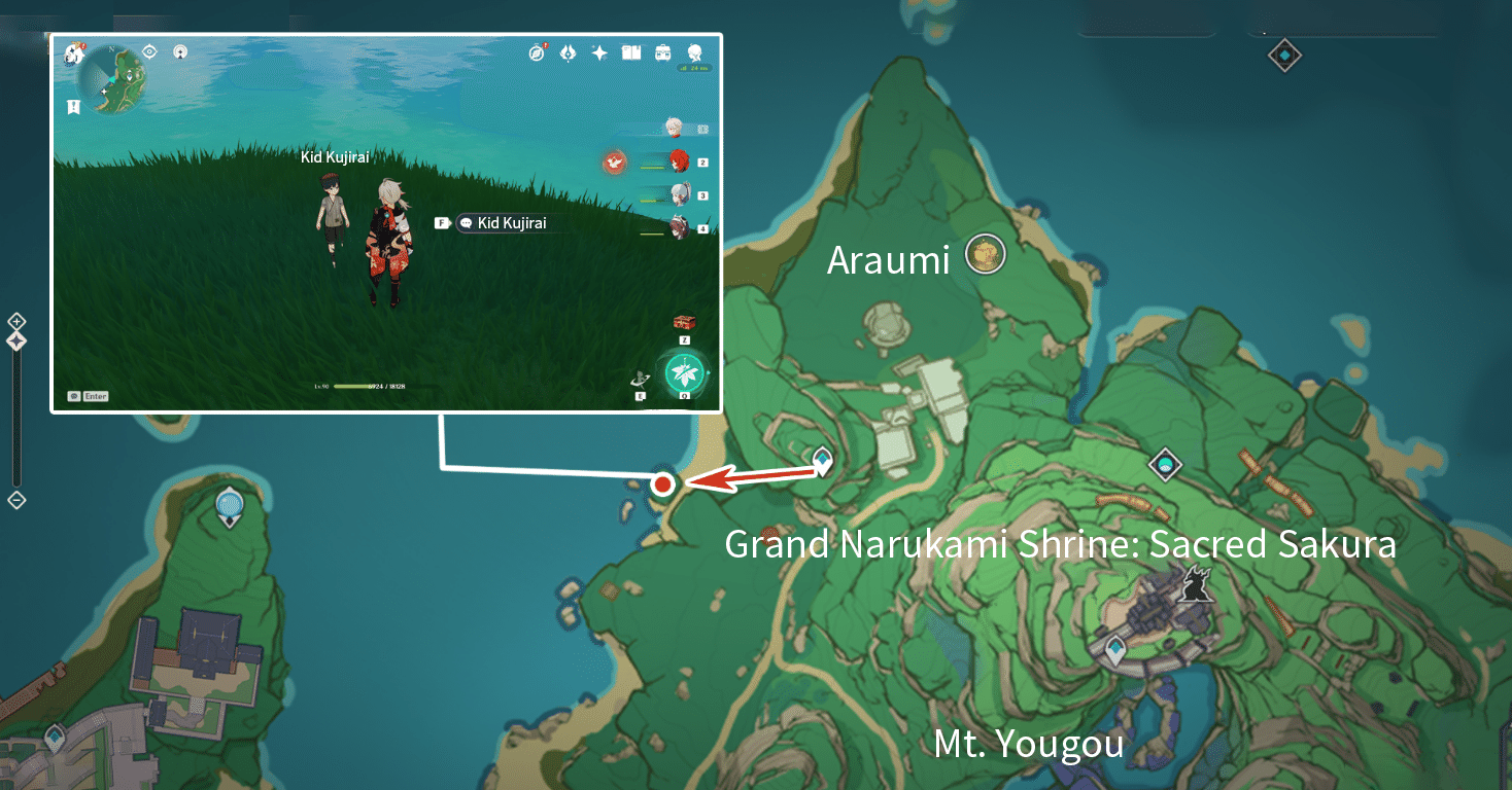 [Narukami Island in Inazuma] World Quest Collection-Temaria Game ...