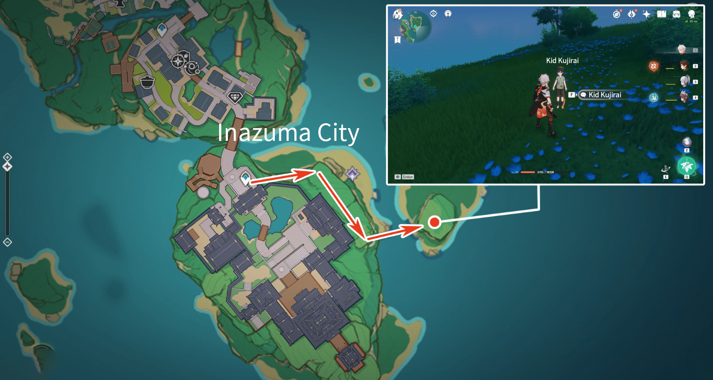 [Narukami Island in Inazuma] World Quest Collection-Temaria Game ...