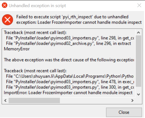 I got a crash report mentioning "Users\shuyuan.li". Is my PC ...