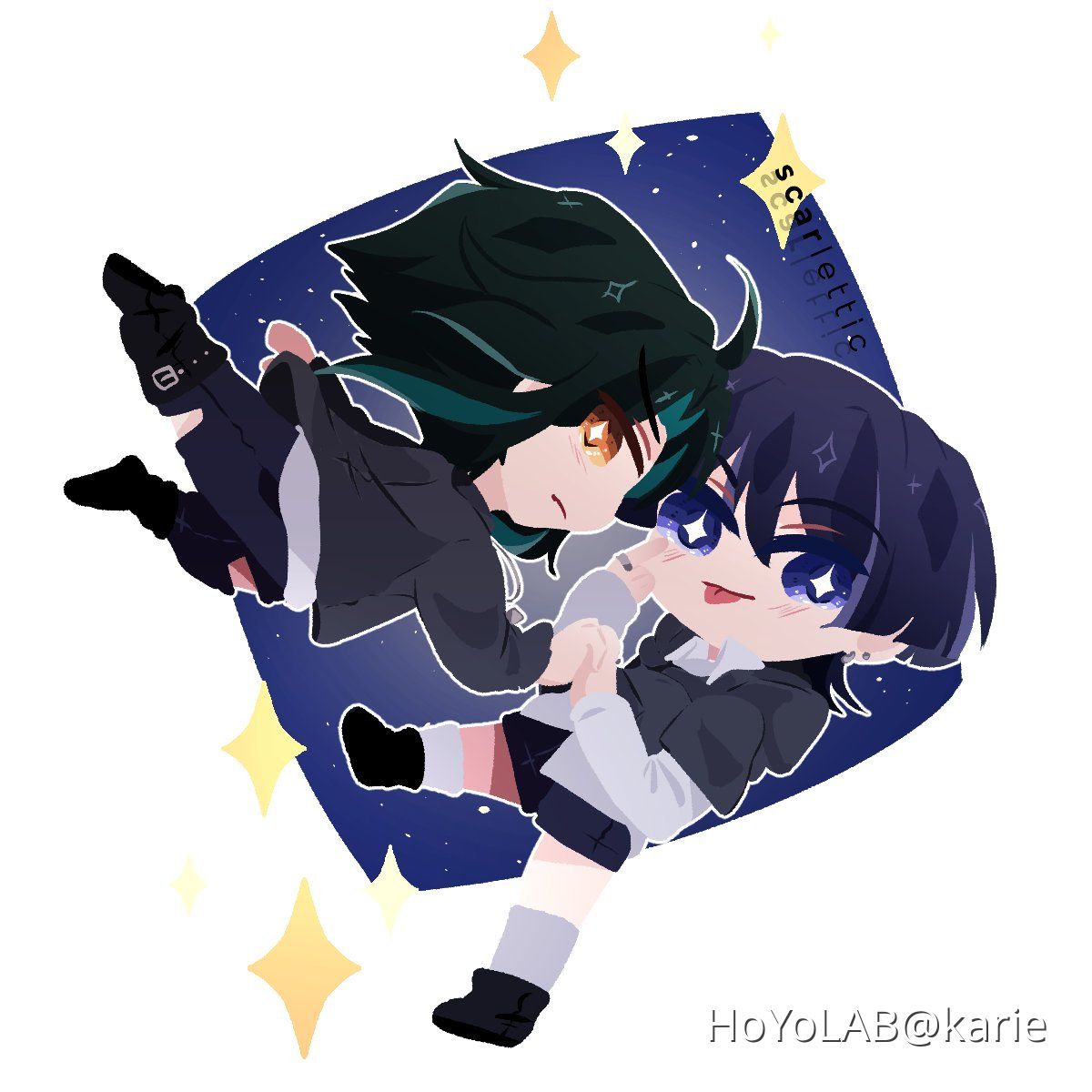 scaraxiao | under the moonlight Genshin Impact | HoYoLAB