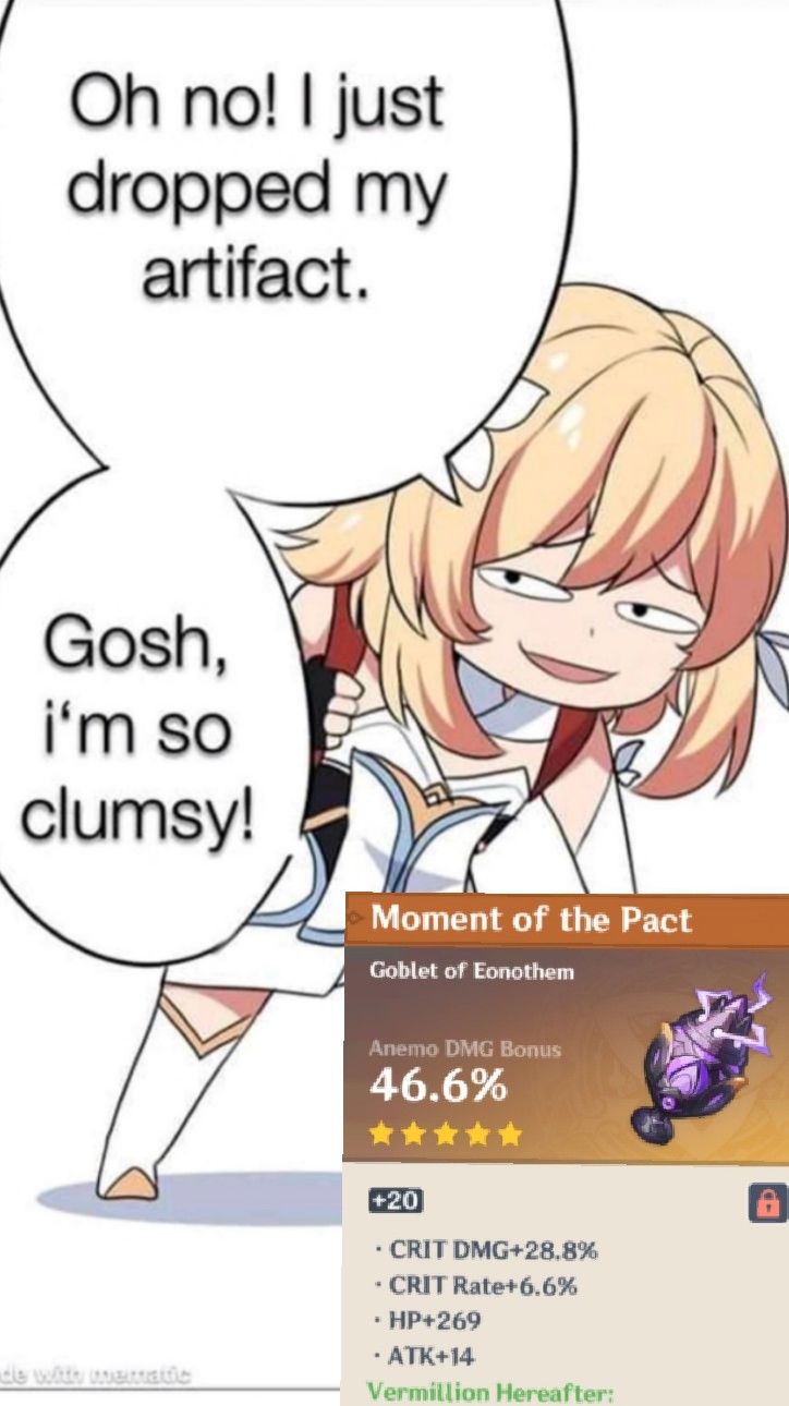 ooh, whoops, so clumsy of me... Genshin Impact | HoYoLAB