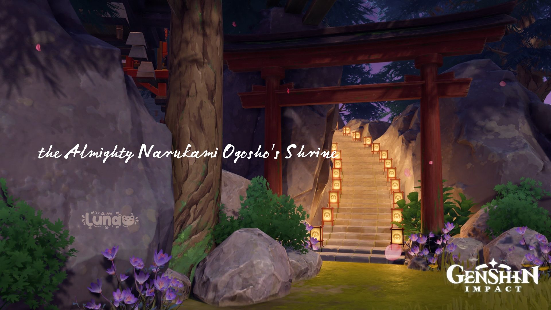 The Almighty Narukami Ogosho's Shrine Genshin Impact | HoYoLAB