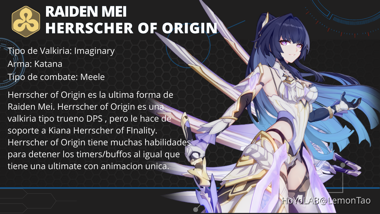 [BETA 6.4] Guia de Raiden Mei Herrscher of Origin Honkai Impact 3rd | HoYoLAB