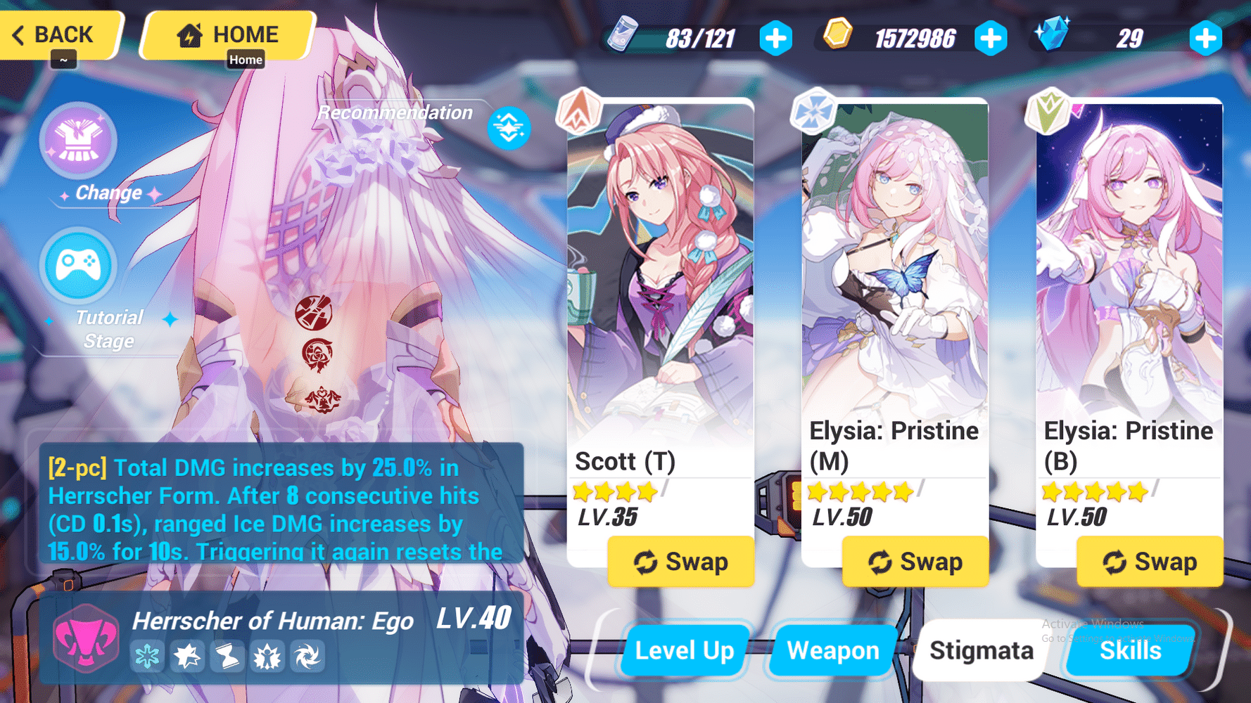 another upgrade for my elysia set ♡ Honkai Impact 3rd | HoYoLAB