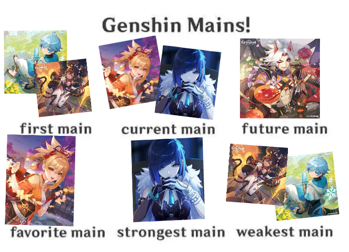 mains! Genshin Impact | HoYoLAB