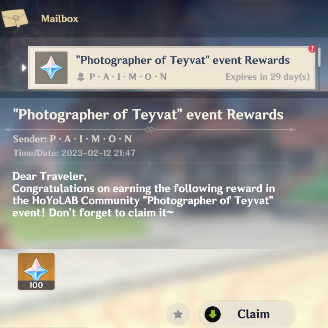 Detail counts! 100 primogem prize Genshin Impact | HoYoLAB